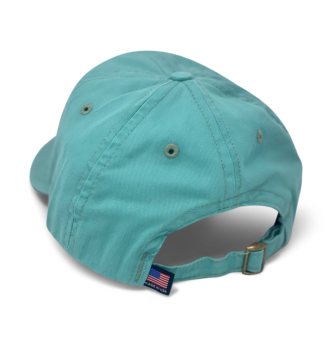 CG Logo: Badged Twill Cap - Gulf Aqua – Collared Greens
