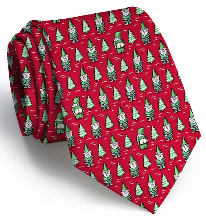Cheeky Elves: Tie - Red – Collared Greens