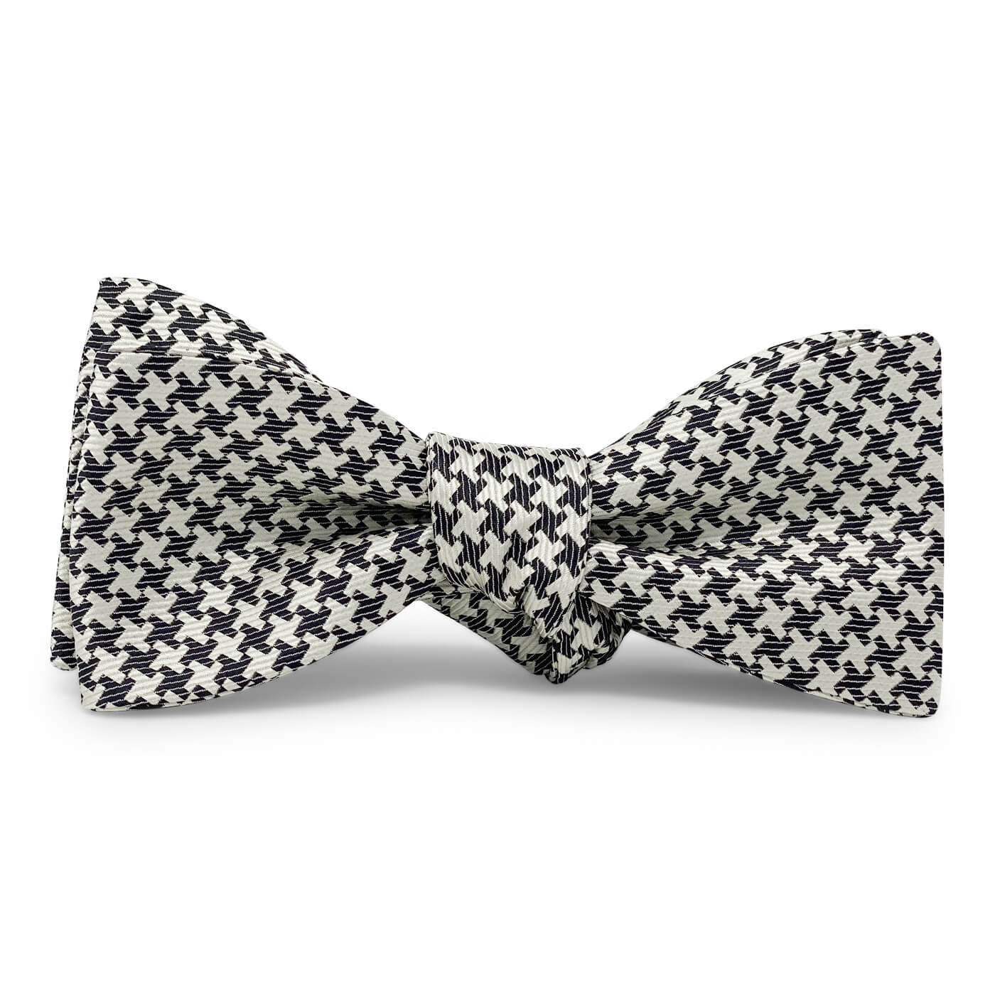 Gatsby Houndstooth: Bow Tie - Black – Collared Greens
