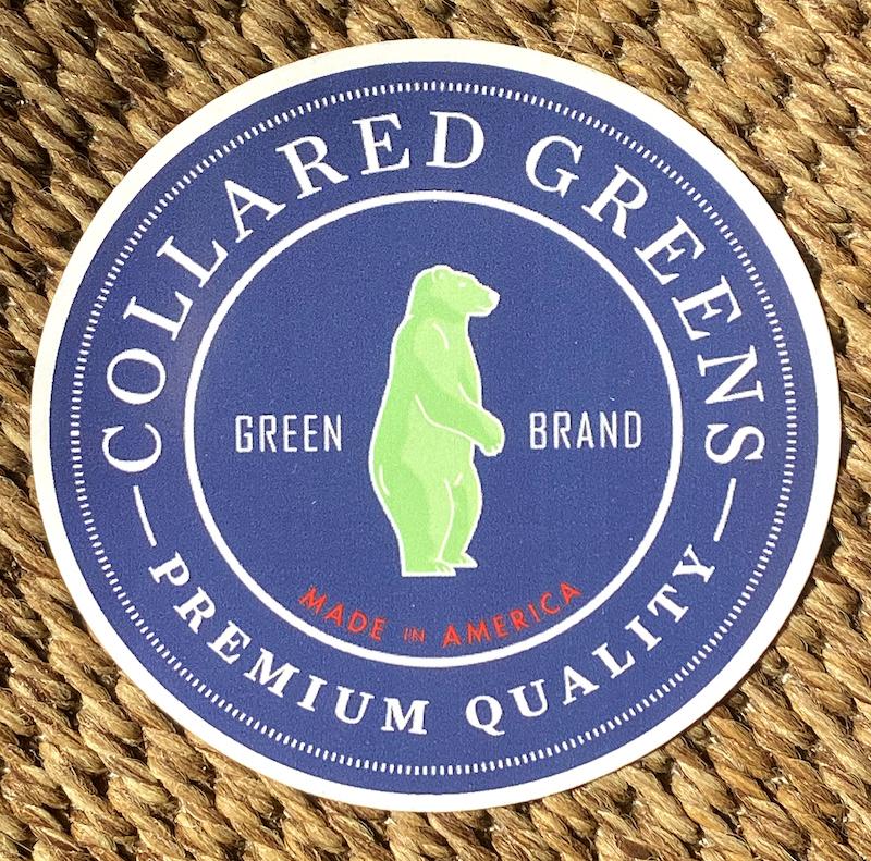 CG Logo: Sticker - Navy – Collared Greens