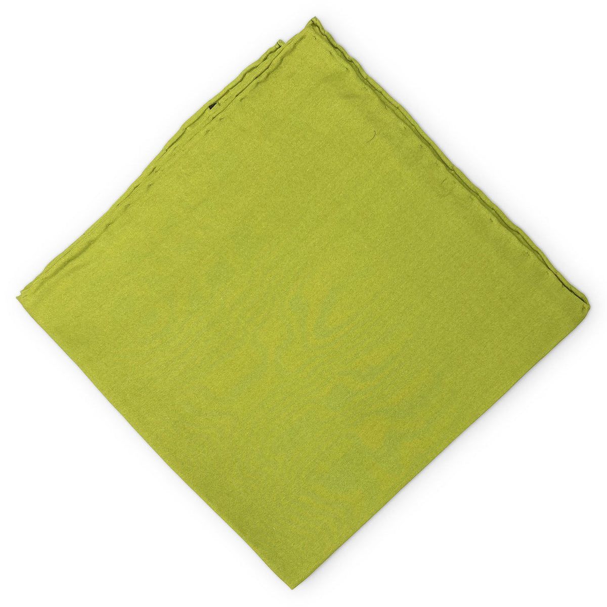 Solid: Silk Pocket Square - Moss – Collared Greens